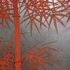 Red Bamboo, Japanese Screen Pair from Taisho Year 13, 1925 – G&K Collection
